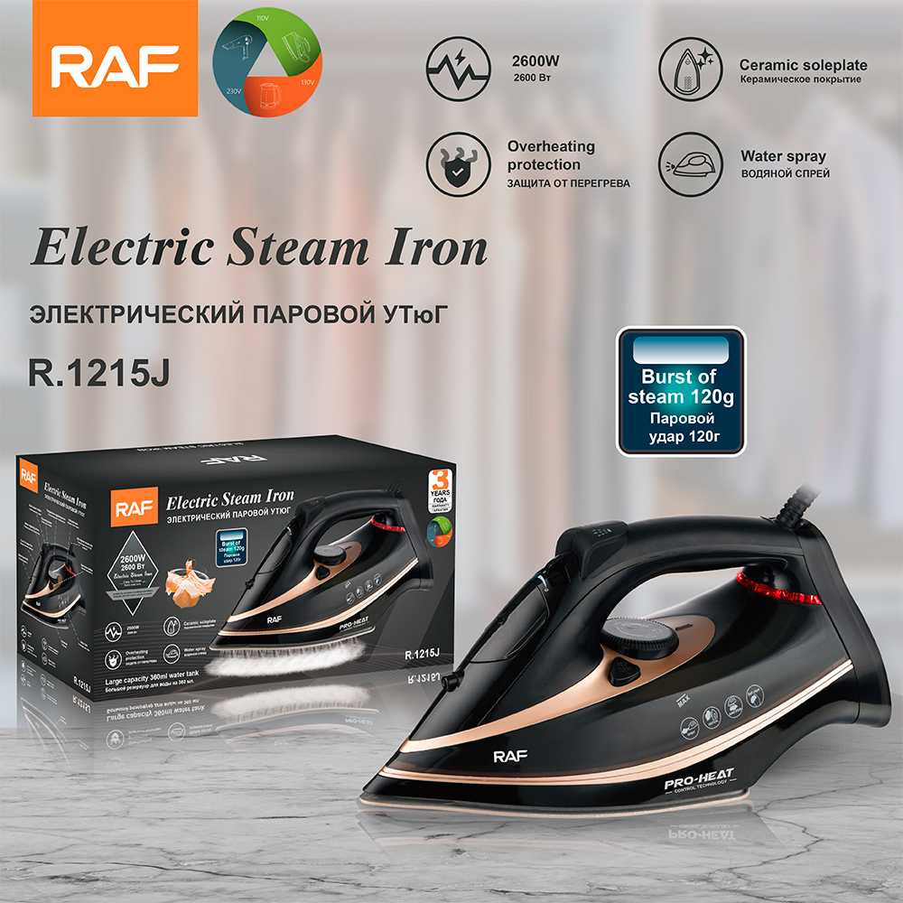 Electric Iron Steam - RAF