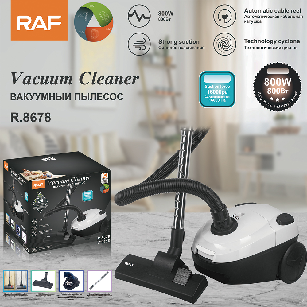 Bagged Vacuum Cleaner - RAF