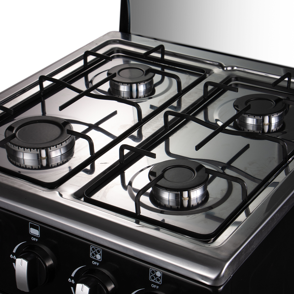 RAF 50 Wide Four 4 Burners Gas Stove Heads LPG Gas Glass Cover ...