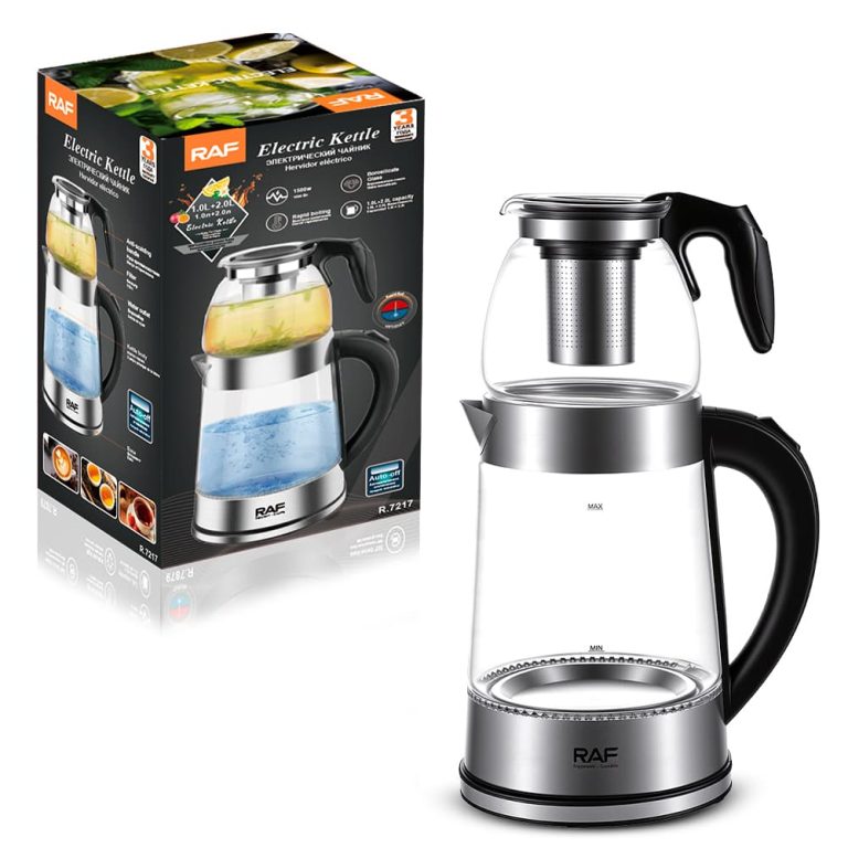 R.7217 Wave Shape Electric Soup Kettle Electric Kettle With Teapot Set ...