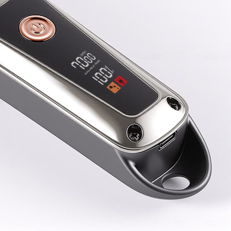 R.490 Electric Cordless Hair Clipper for Men T Blade LED Display Gold ...